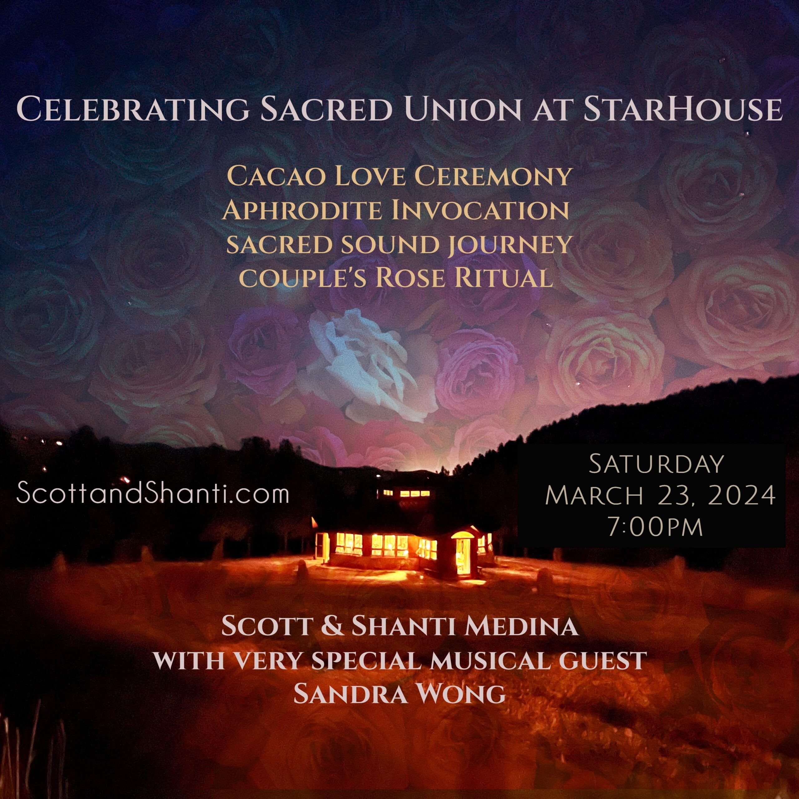 SOLD OUT - Celebrating Sacred Union at StarHouse - Energize